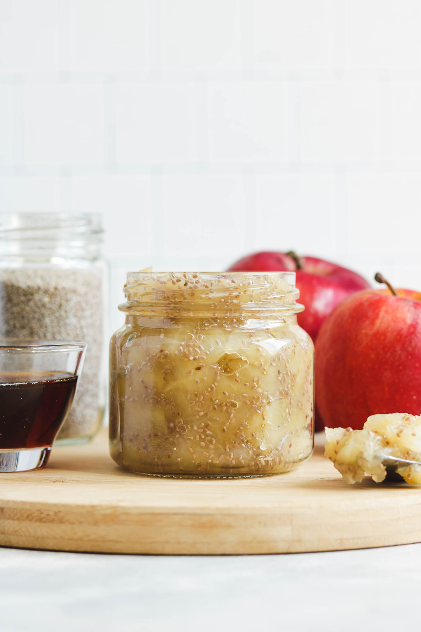 Apple Chia Jam (Healthy + 5-Ingredients) - Okonomi Kitchen