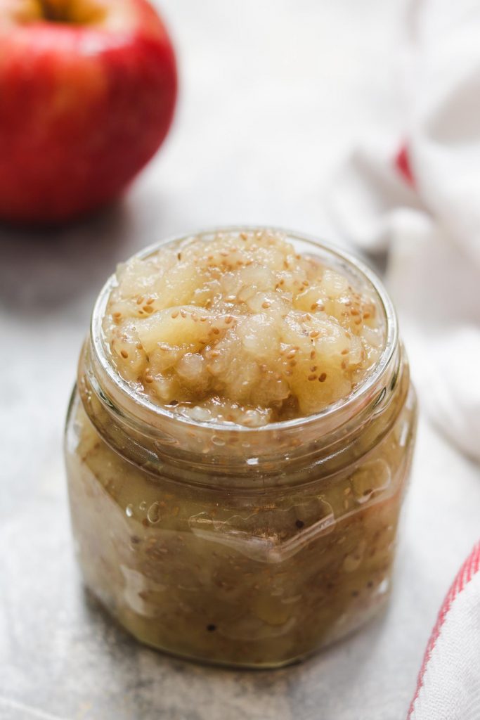 Apple Chia Jam (Healthy + 5-Ingredients) - Okonomi Kitchen
