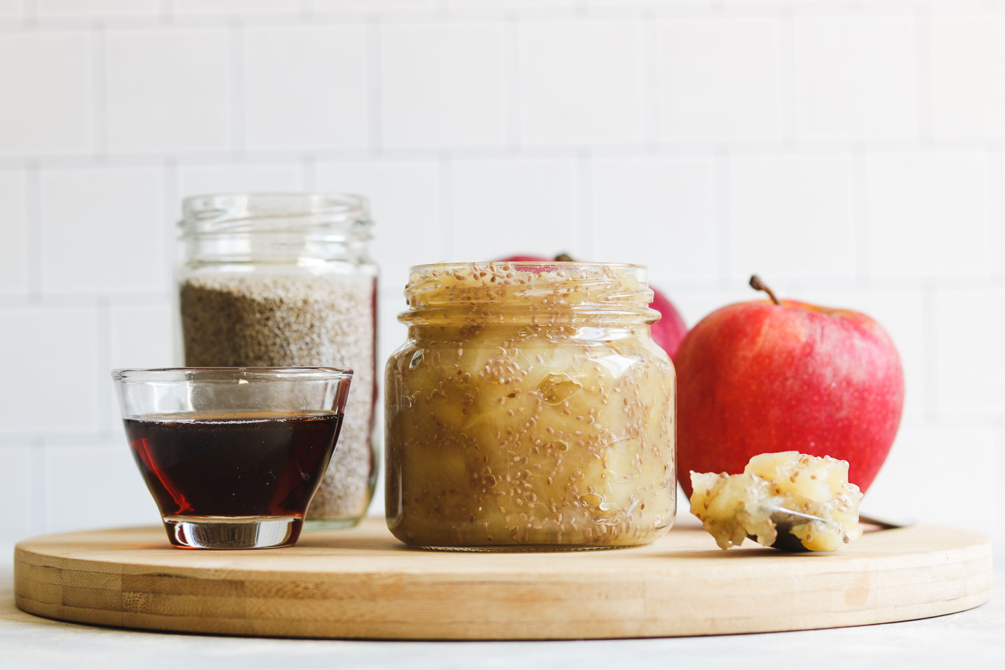 Apple Chia Jam (Healthy + 5-Ingredients) - Okonomi Kitchen