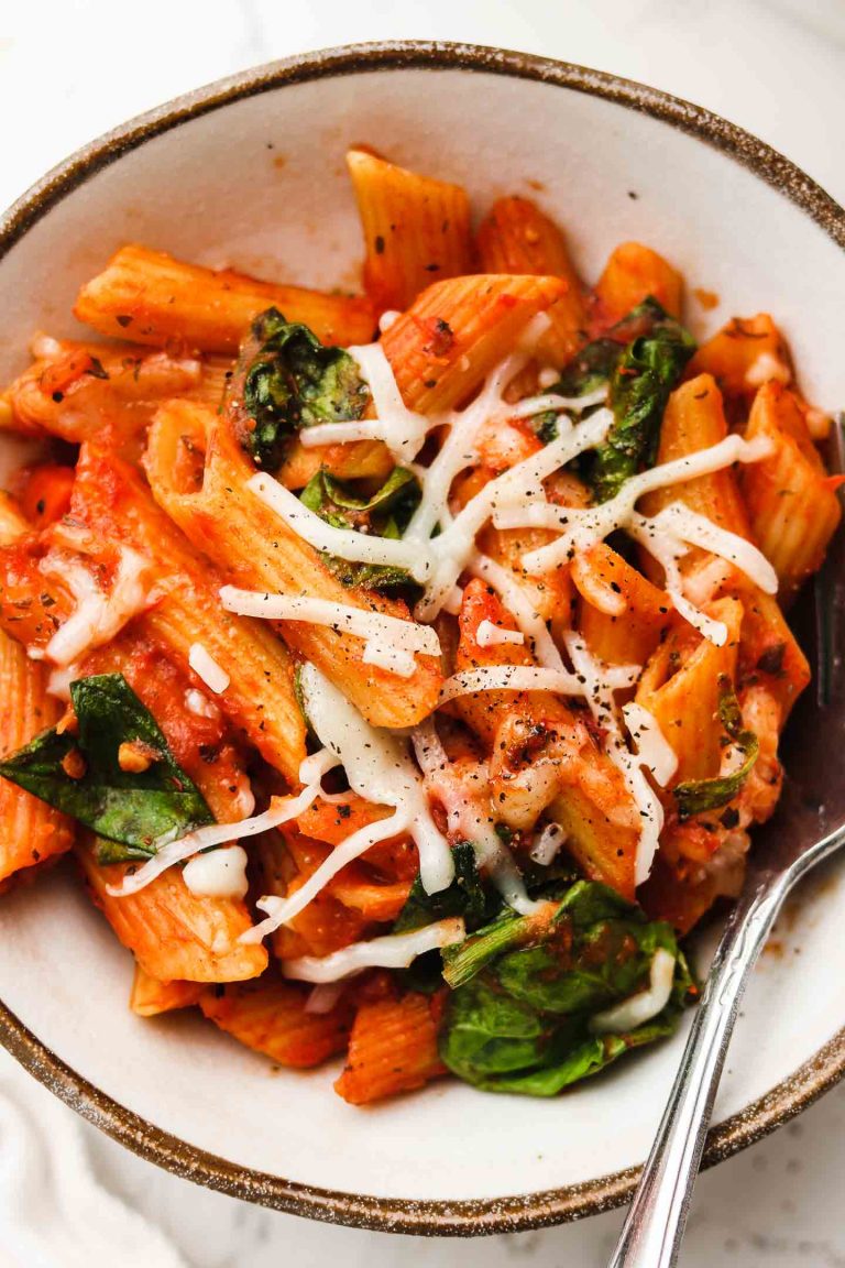 5-Ingredient No Boil Baked Pasta (Vegan) - Okonomi Kitchen