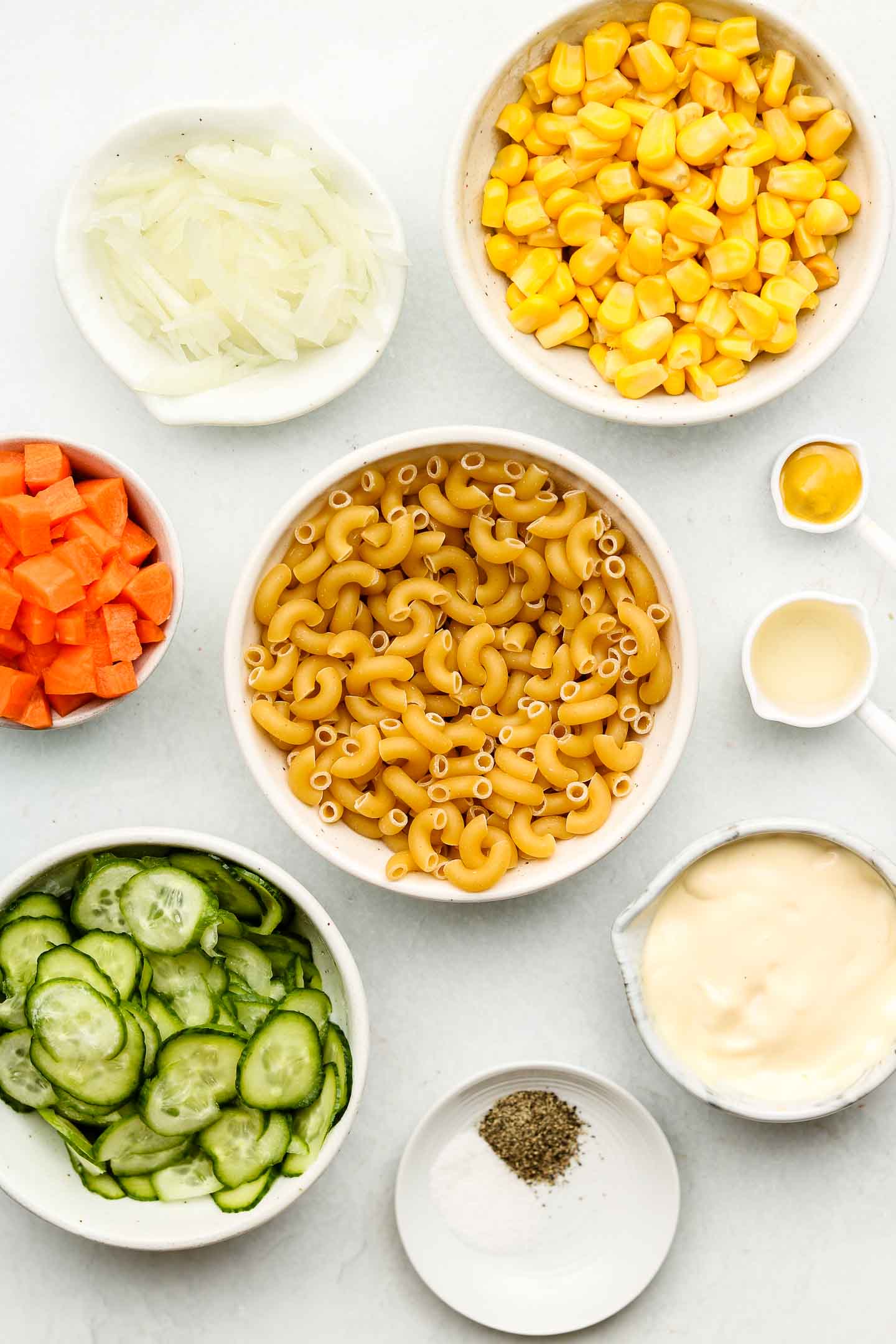 Vegan Japanese Macaroni Salad (Quick & Easy) - Okonomi Kitchen