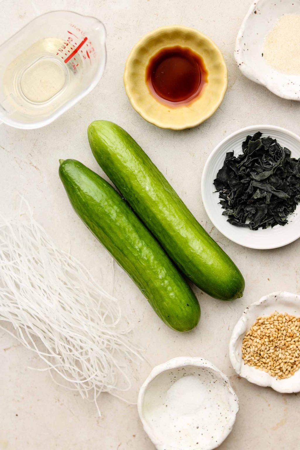 Sunomono (Japanese Cucumber Salad) 酢のもの - Okonomi Kitchen