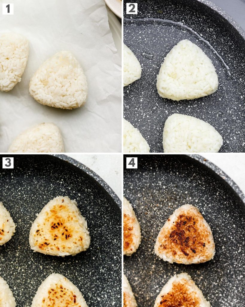 Yaki Onigiri (Grilled Rice Balls) | 焼きおにぎり - Okonomi Kitchen