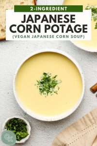 Corn Potage (Japanese Corn Soup) - Okonomi Kitchen