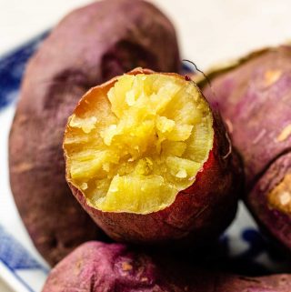 Baked Japanese Sweet Potatoes (Authentic Yaki Imo) - Okonomi Kitchen