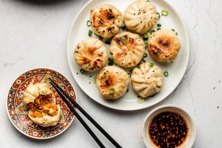 Pan Fried Curry Buns (Kare Oyaki) - Okonomi Kitchen