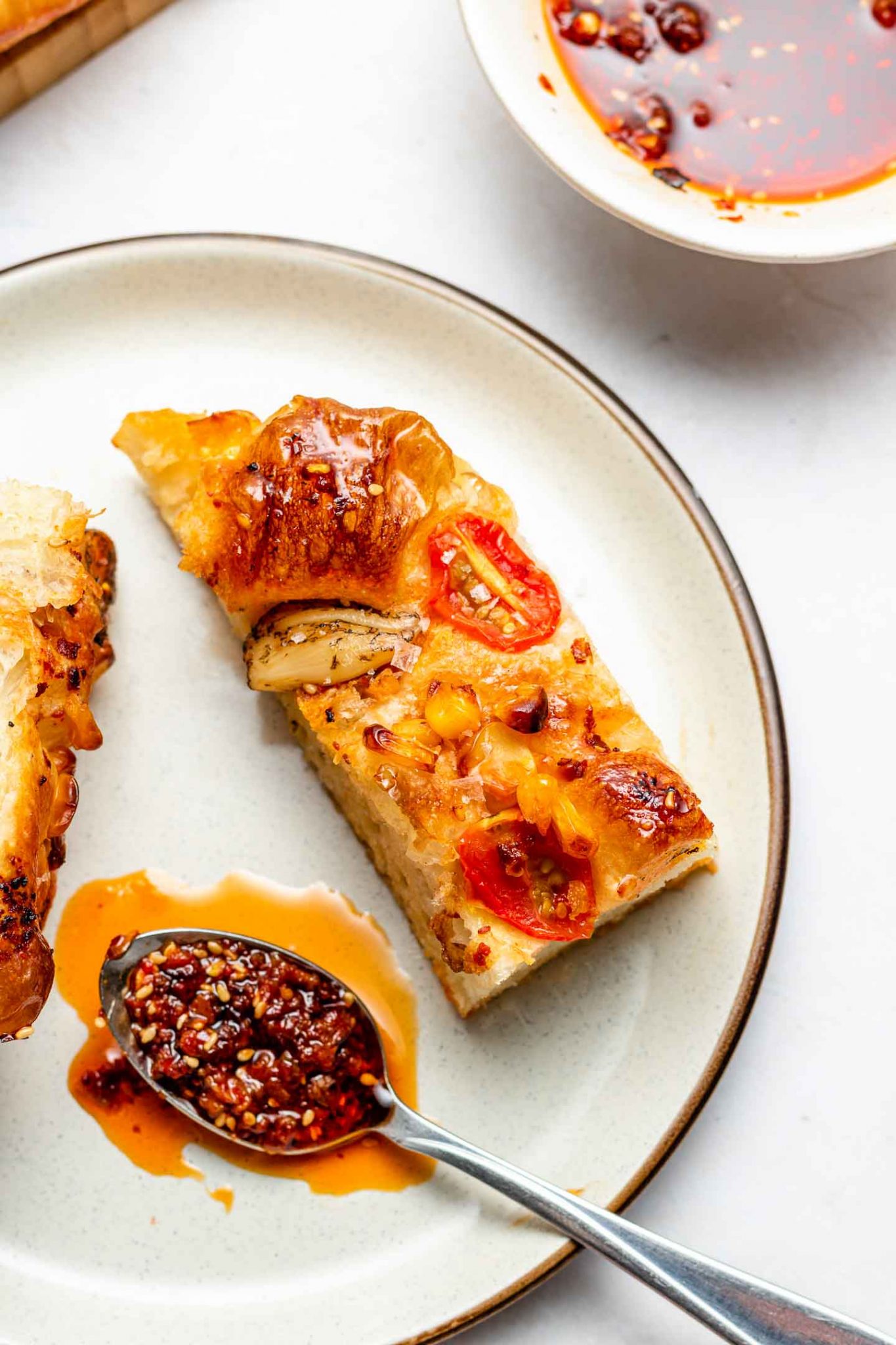 Miso Chili Oil Focaccia - Okonomi Kitchen