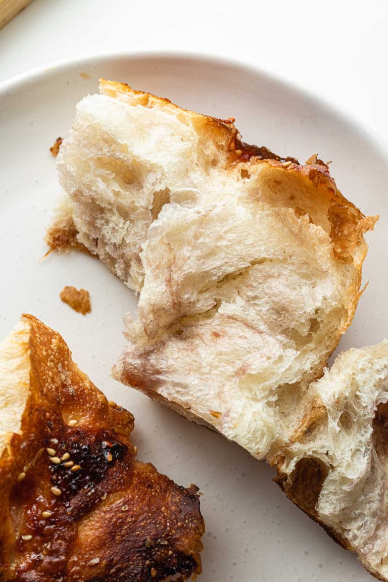 Sesame Strawberry Jam Focaccia - Okonomi Kitchen