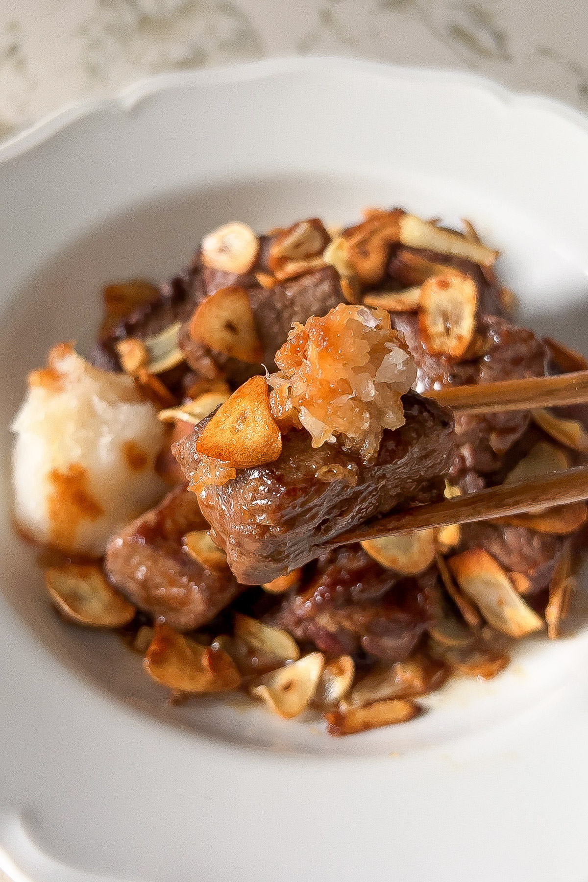 Saikoro Steak with Garlic and Soy Butter (Japanese Steak Bites) サイコロ ...