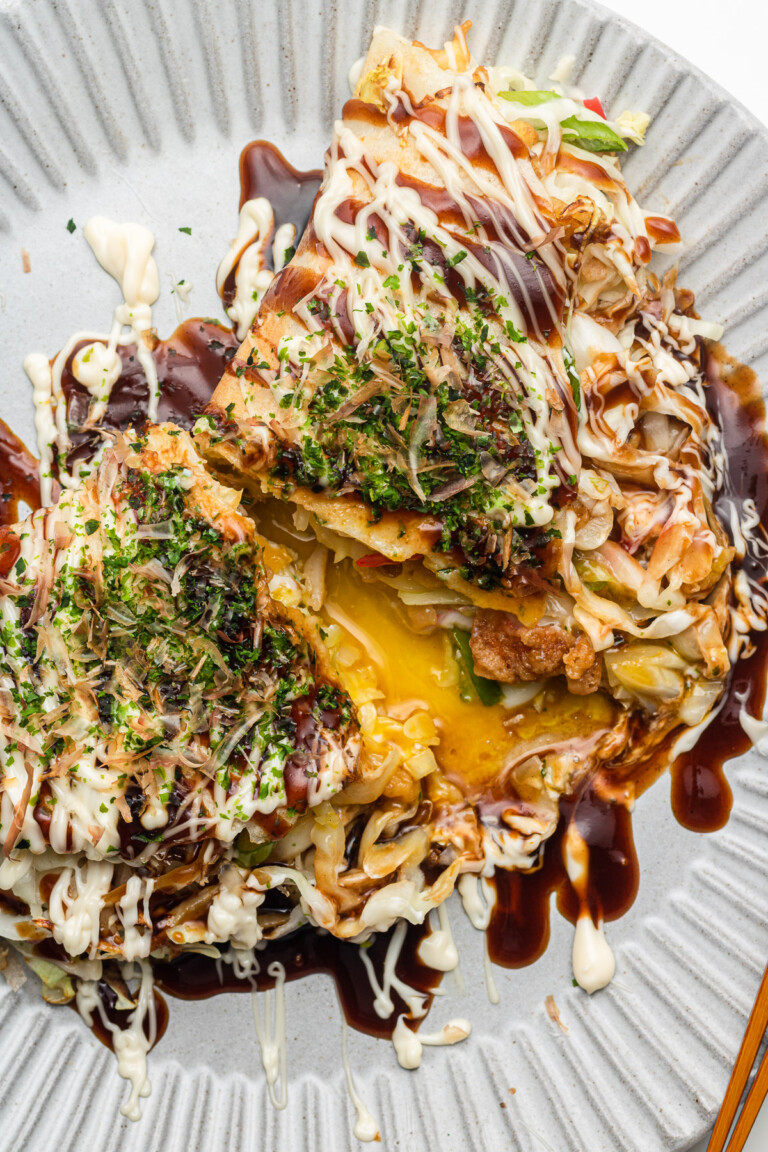 Kyabetsu Yaki (Japanese Cabbage Pancake) キャベツ焼き - Okonomi Kitchen