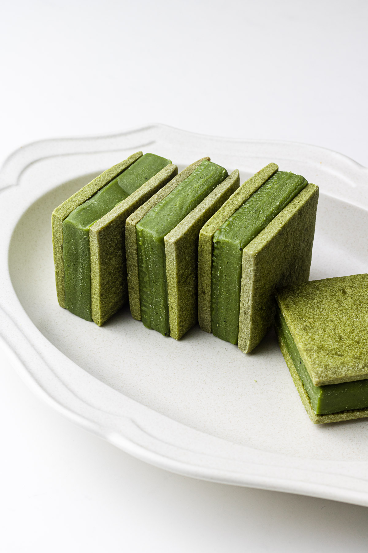 Matcha Nama Chocolate Sandwich Cookies - Okonomi Kitchen