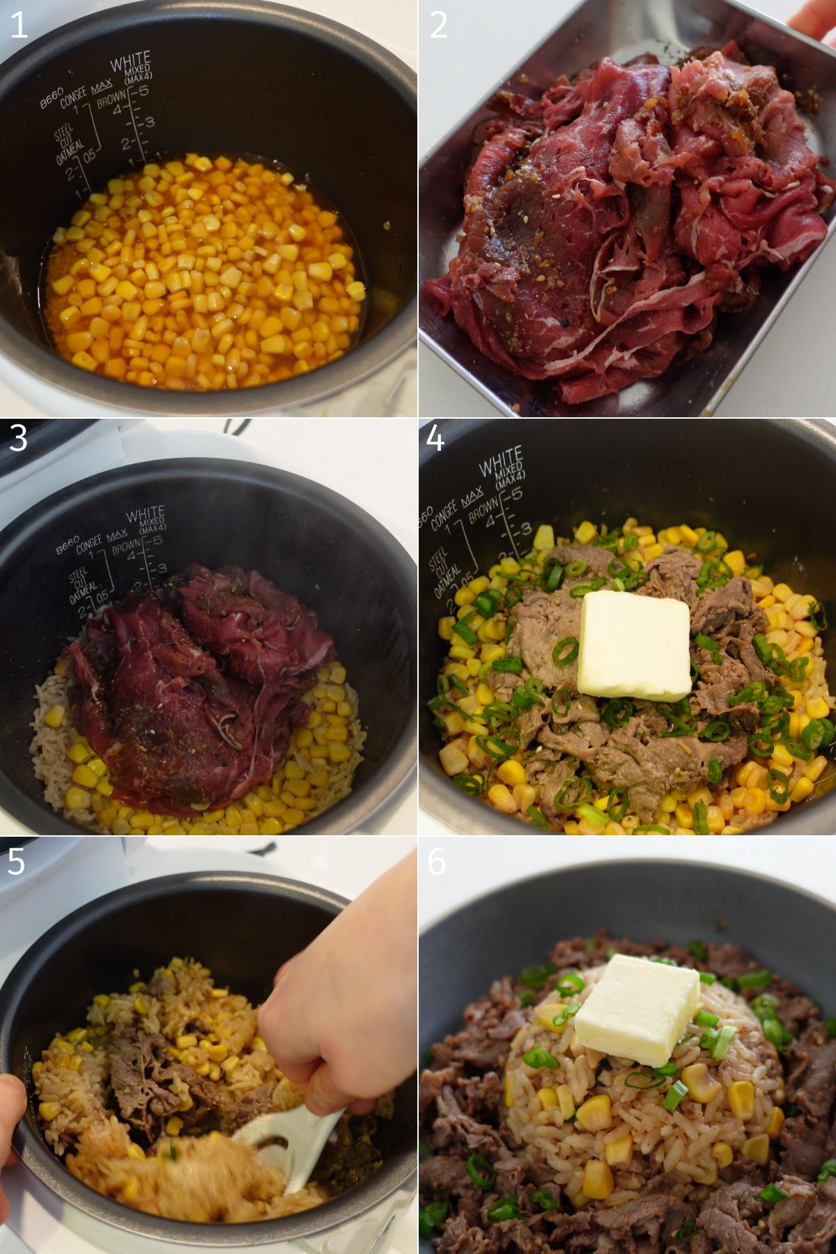 Rice Cooker Beef Pepper Rice (Pepper Lunch) - Okonomi Kitchen