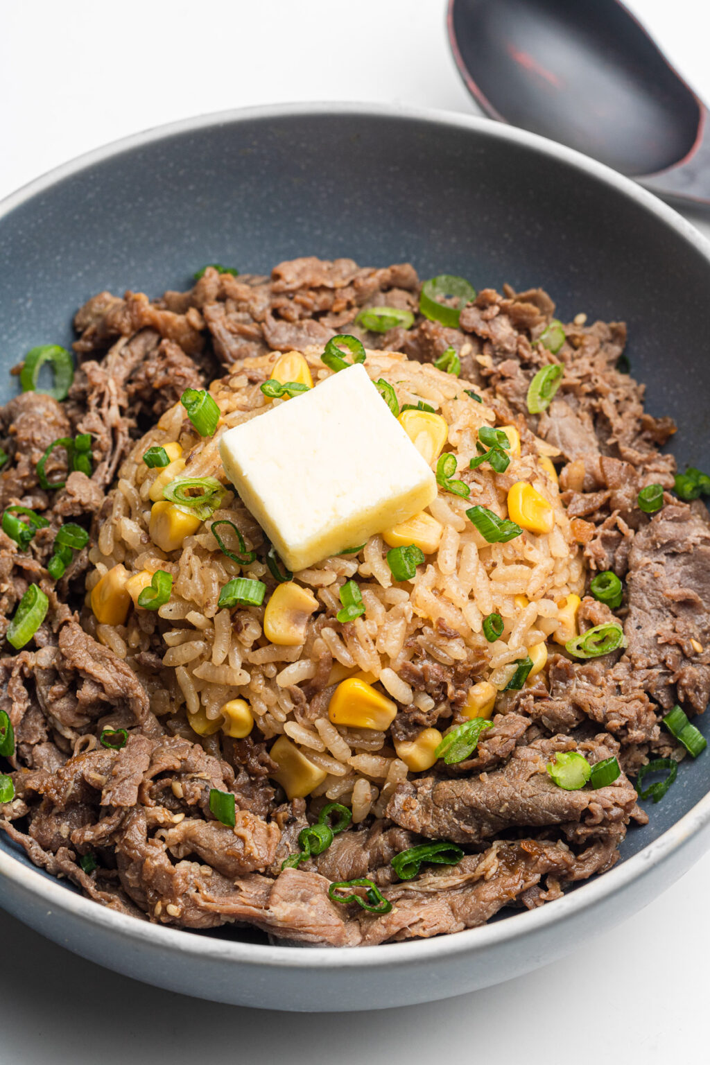 Rice Cooker Beef Pepper Rice (Pepper Lunch) - Okonomi Kitchen