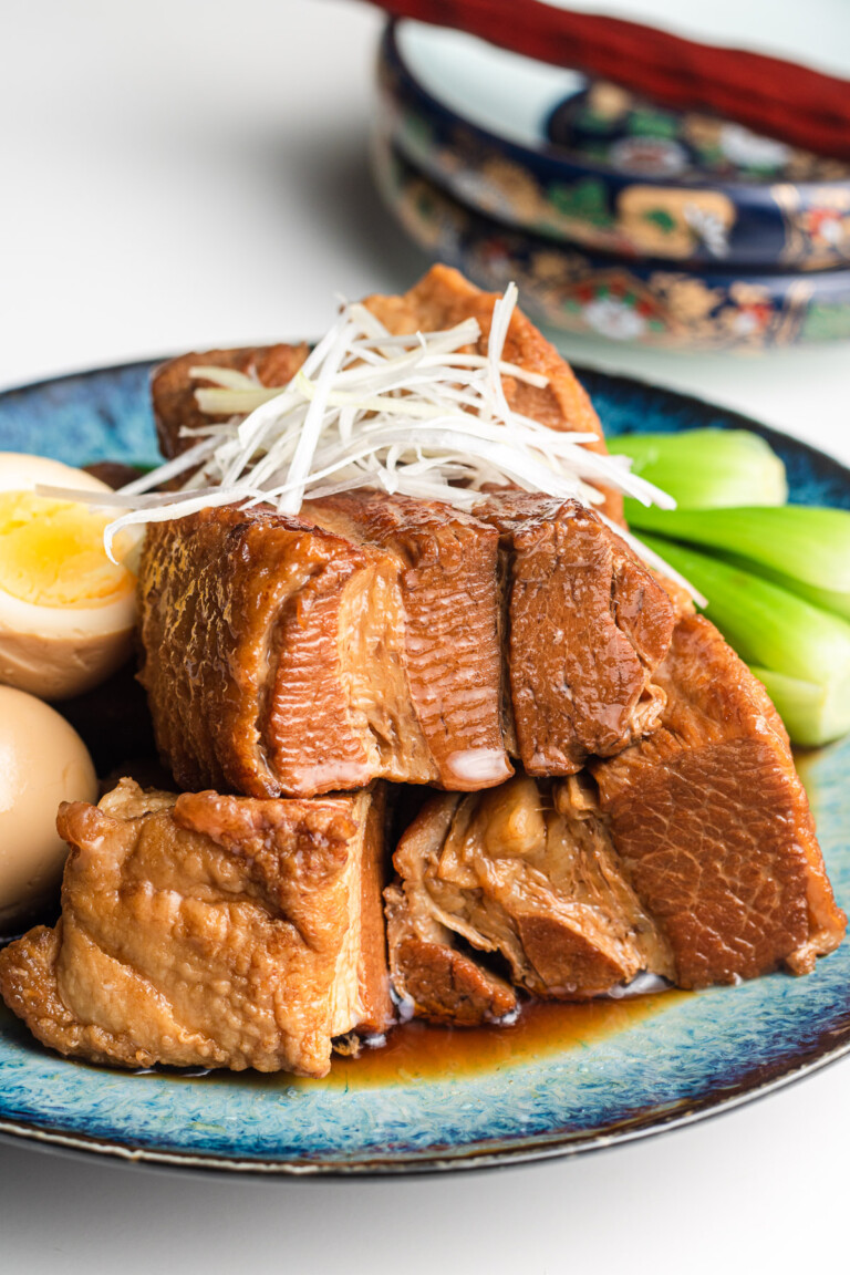 Kakuni (Japanese Braised Pork Belly) 角煮 - Okonomi Kitchen