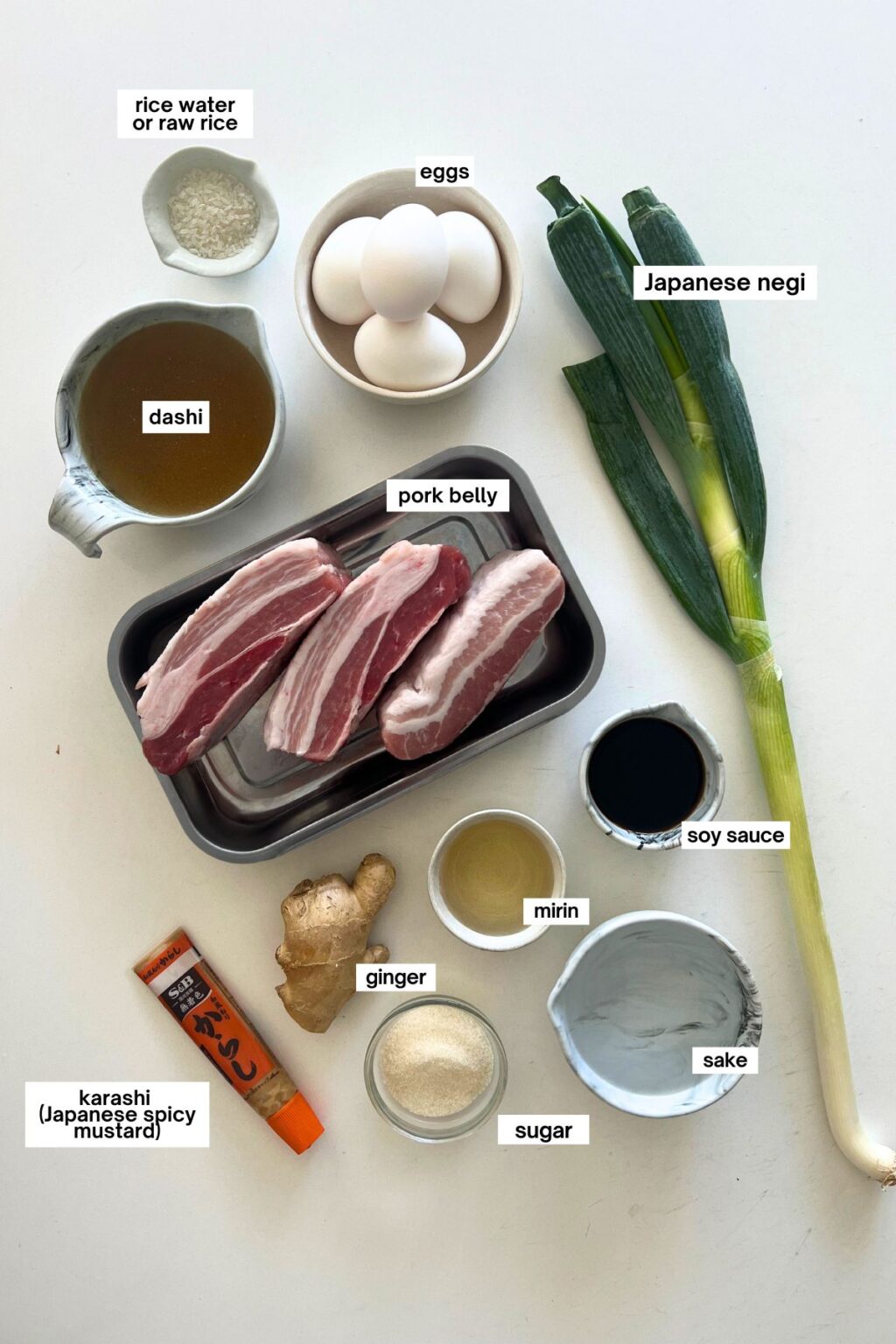 Kakuni (Japanese Braised Pork Belly) 角煮 - Okonomi Kitchen