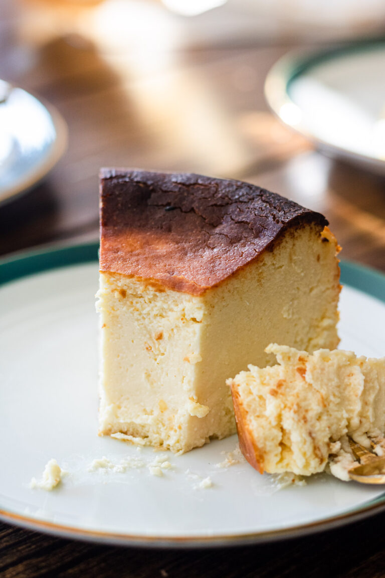 Basque Cheesecake - Okonomi Kitchen