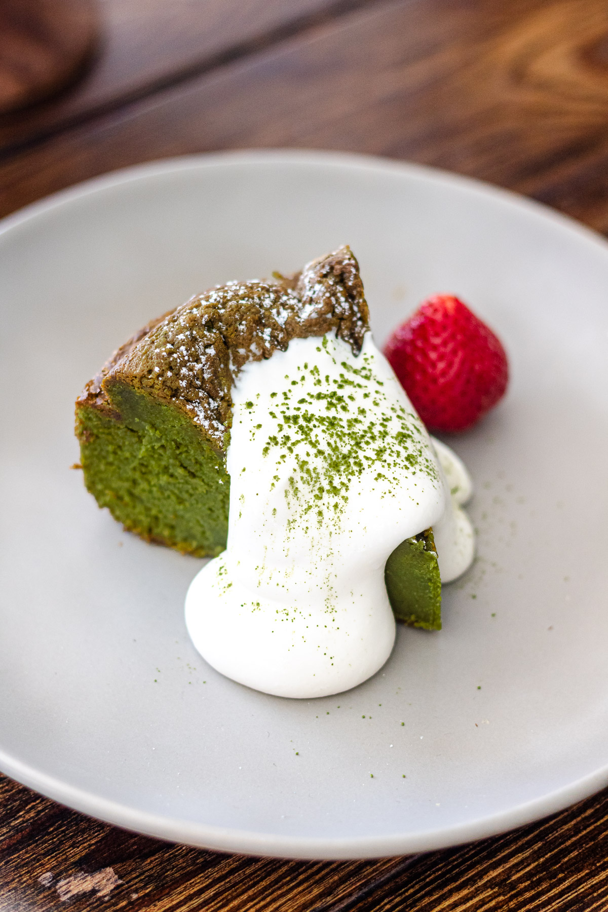 Matcha Gâteau au Chocolat (Matcha Chocolate Cake) 抹茶ガトーショコラ - Okonomi ...