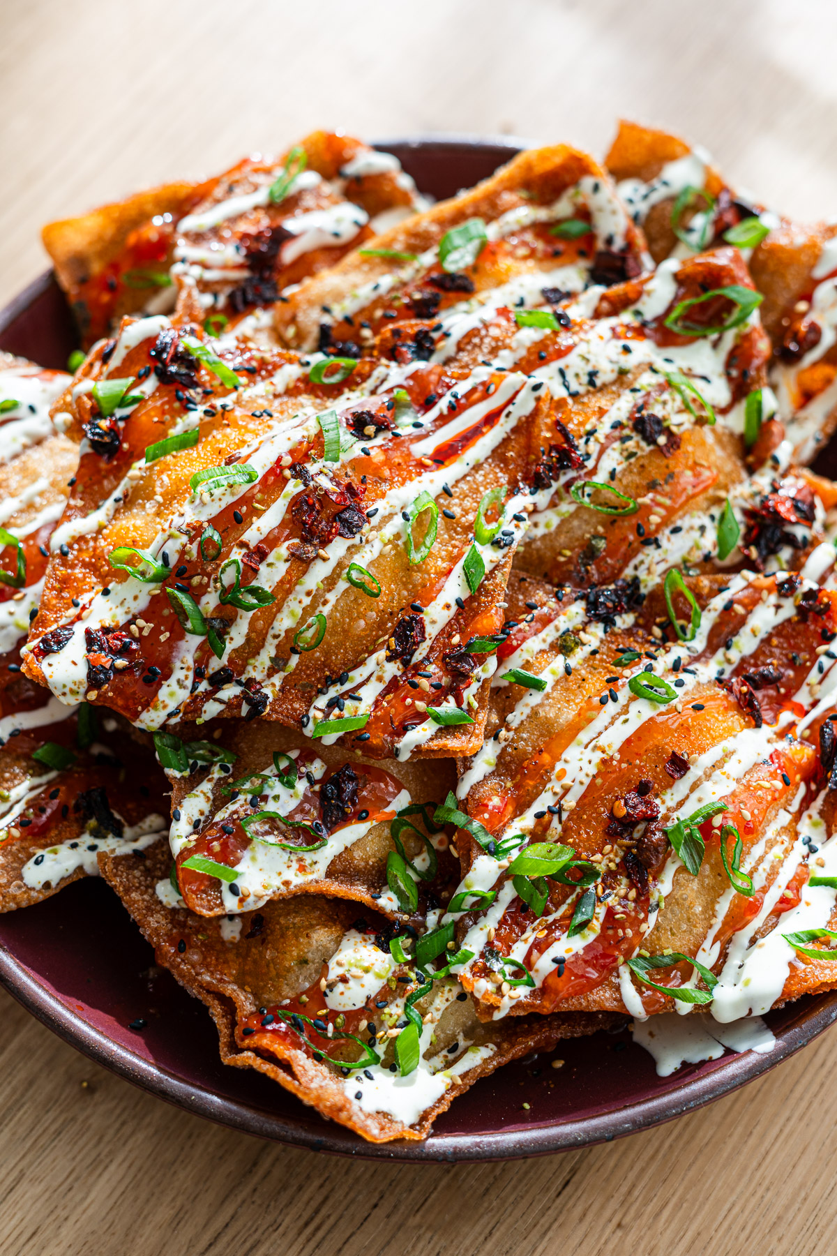 Crab Rangoon Nachos Recipe - Okonomi Kitchen